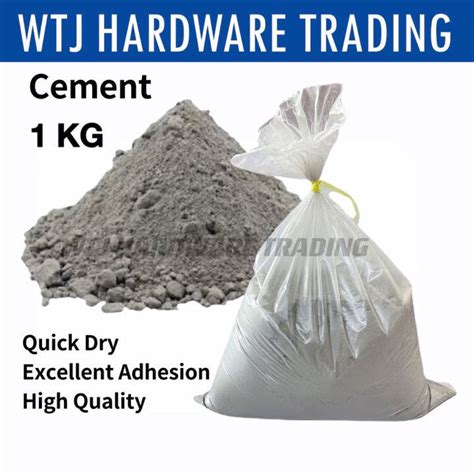 Cement 1 Kg Simen Loose 1 Kg Simen Hitam Cement Concrete Lazada
