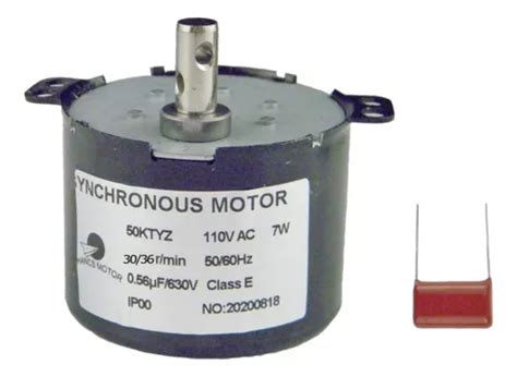 Motor Eléctrico Síncrono Chancs 50 Ktyz 110 V Ac 30 36 Rp Cuotas