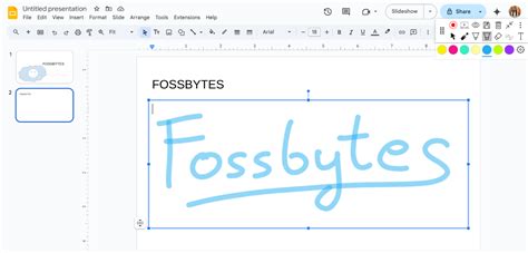 How To Draw On Google Slides Fossbytes