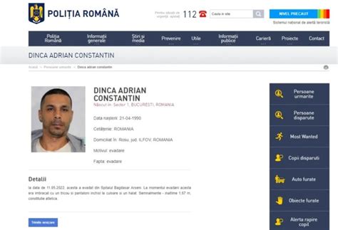 Un deținut extrem de periculos condamnat la 23 de ani de închisoare a