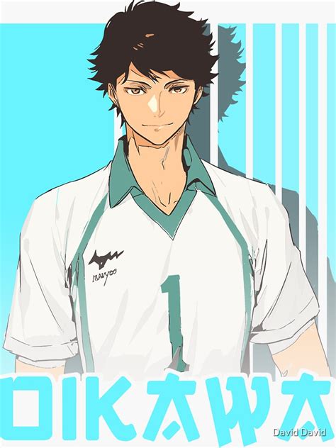 Pegatina Camiseta Haikyuu Toru Oikawa Aoba Johsai Número para niño de daviddavid Redbubble