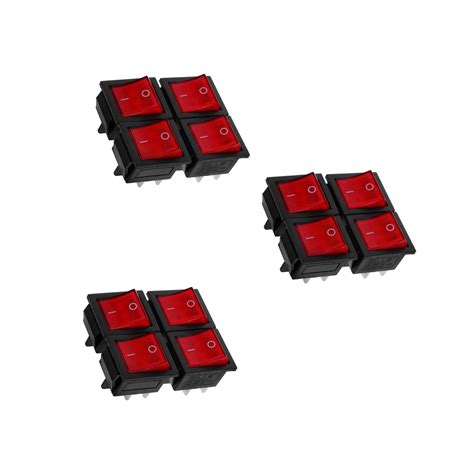 Hemoton Pcs High Performance Generator Control Switch Easy Install Engine Rocker Switch