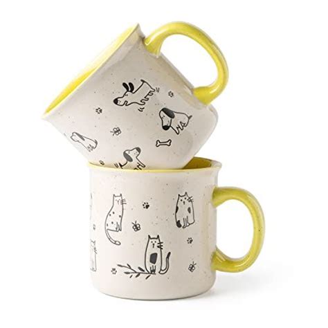 Amorarc 22 Oz Large Ceramic Coffee Mugs Set Of 2 Oversized Mugs With