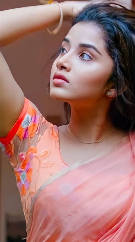 Anupama Parameswaran Hot Navel Saree Hd Phone Wallpaper Peakpx
