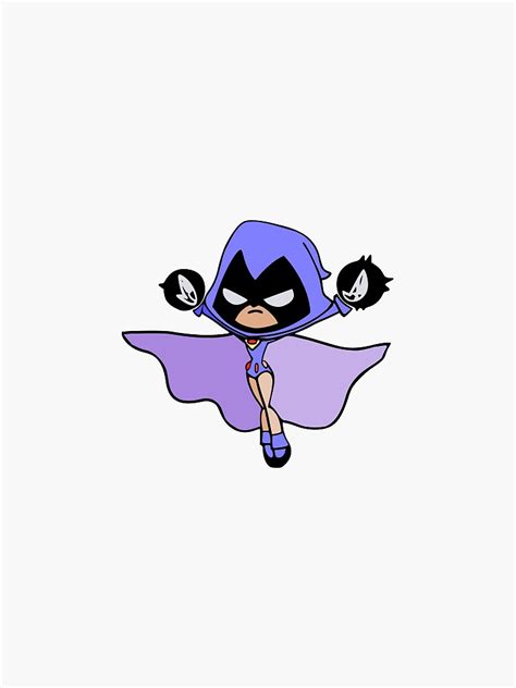 Pastel Raven Teen Titans Go Azarath Metrion Zinthos Sticker For Sale