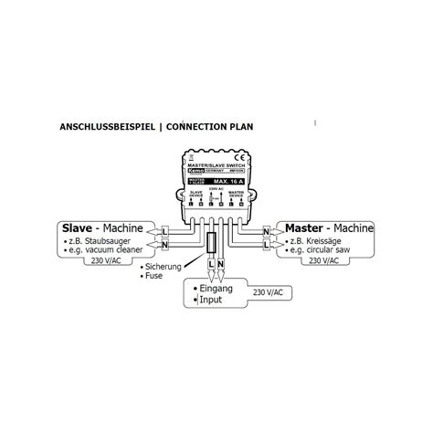 Interruptor MASTER SLAVE Para Activar Dispositivos 230V 15A Con Master