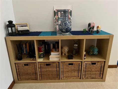 Ikea Kallax Shelving Unit Oak Effect Furniture And Home Living