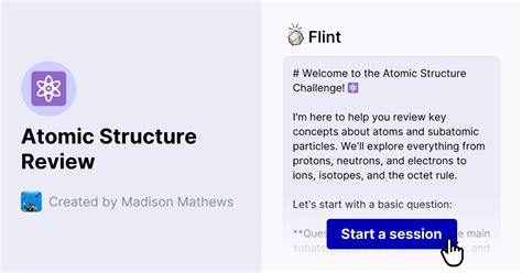 Atomic Structure Review Flint