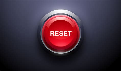 Red Reset Button Stock Illustration Download Image Now Push Button