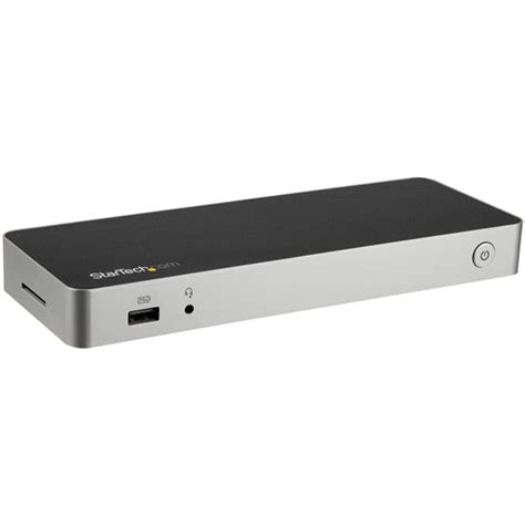 Usb C Dockningsstation Med Utgång För Dubbla 4k Skärmar
