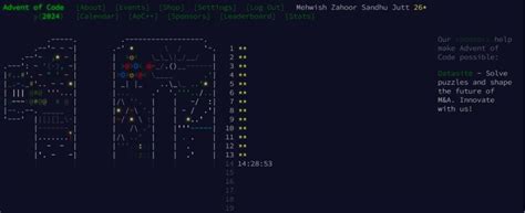 Mehwish Zahoor On Linkedin Adventofcode Adventofcode2024
