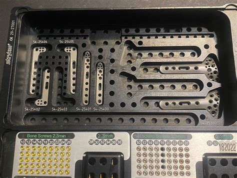 Used Stryker Variax Distal Radius Locking Plate System Or Instruments