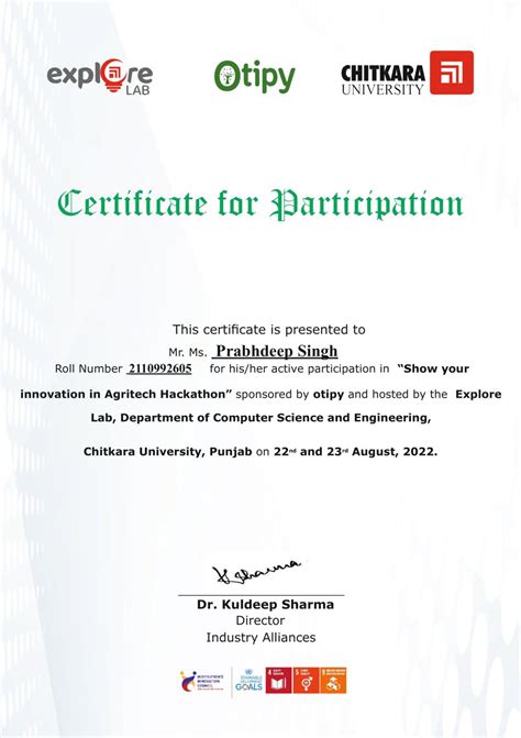 Prabhdeep Singh On Linkedin Successfully Participated In An Agritech