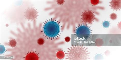 病毒細菌載體背景細胞疾病爆發科羅納病毒警報模式微生物醫學概念向量圖形及更多傷風和感冒圖片 傷風和感冒 病徵 菌類 Istock