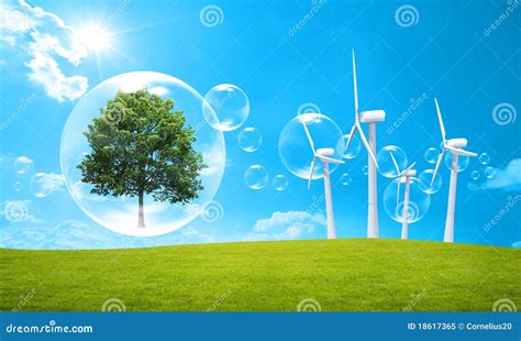 Tree In A Bubble Stock Illustration Illustration Of Reuse