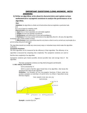 Lecture Notes DAA CHAPTER 1 Introduction Algorithm Pseudo Code