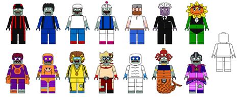 Some Characters In Lego Style By Mtp02 On Deviantart