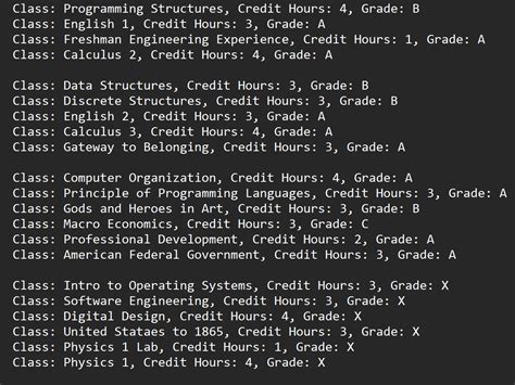 GitHub RealKlever GPA Calculator A C Console App That Calculates The GPA From The Classes