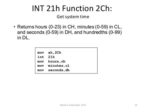 Assembly Language Lecture 2