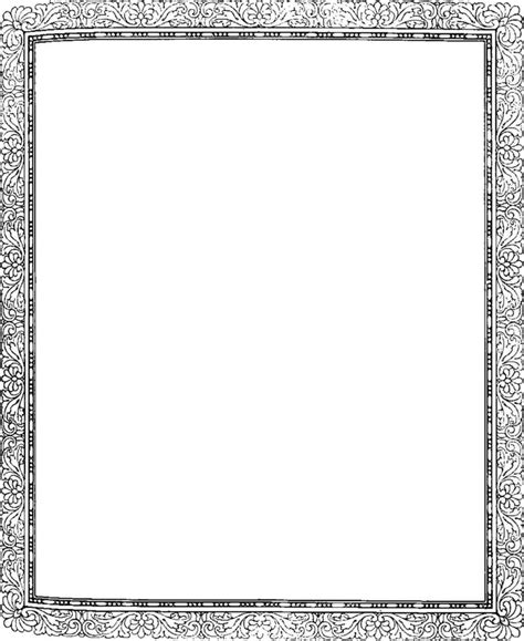 Flower Page Border Vector Art Icons And Graphics For Free Download