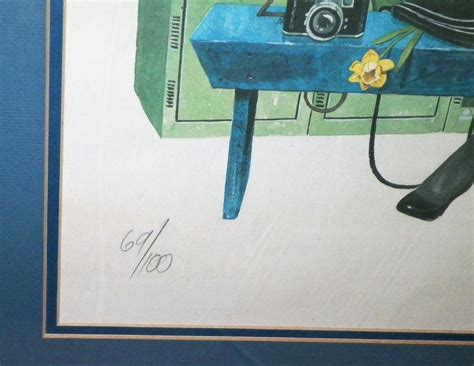 Any Info On 1980 Posterprint Of Lady Reporter In Locker Room