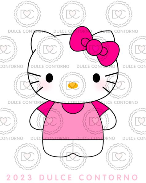 Hello Kitty Cuerpo Completo 2023 Dulce Contorno