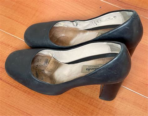 Cabin Crew Black Clarks Heels Shoes Heels Pumps Clark Heels Beautiful High Heels Pretty Toes