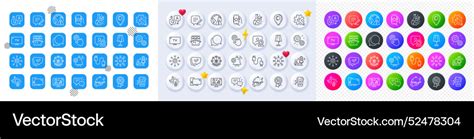 Customisation Shipment And Analytics Graph Line Vector Image