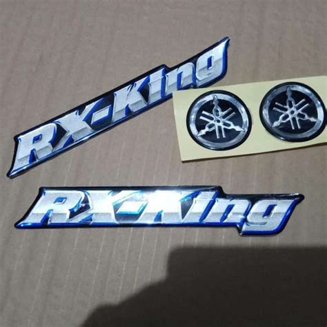 Jual Emblem Timbul Box Aki Rx King Dan Logo Garpu Tala Yamaha Rx King