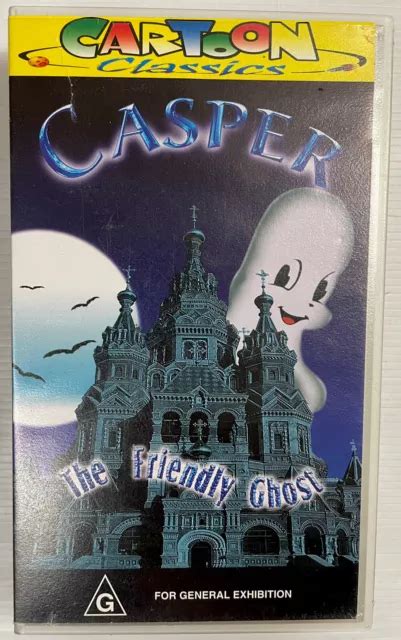 Casper The Friendly Ghost Vhs Video Cassette Tape Pal Clear Small Box G