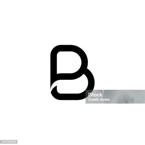 사용자 정의 가능한 B 문자 로고 0명에 대한 스톡 벡터 아트 및 기타 이미지 0명 개념 검은색 Istock