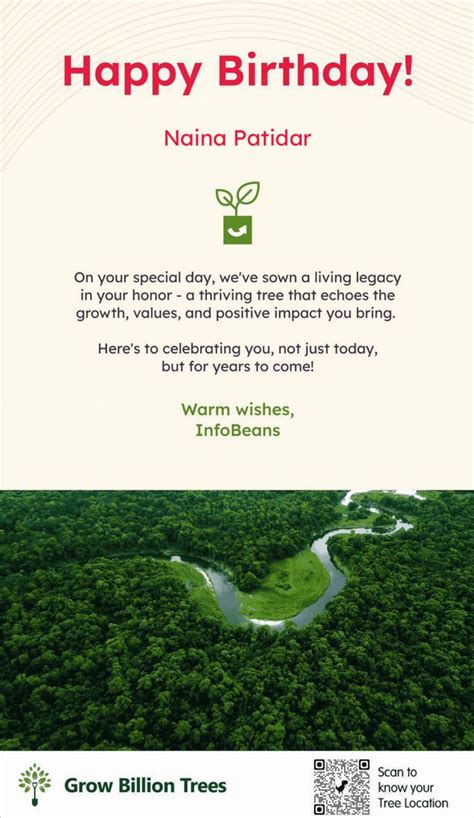 Naina Patidar On Linkedin Grateful Sustainability Infobeans