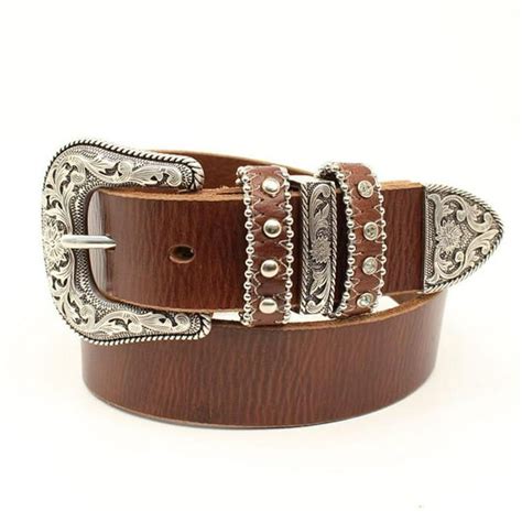 Nocona Nocona N4439802 22 125 In Classic Strap Girls Belt And Buckle