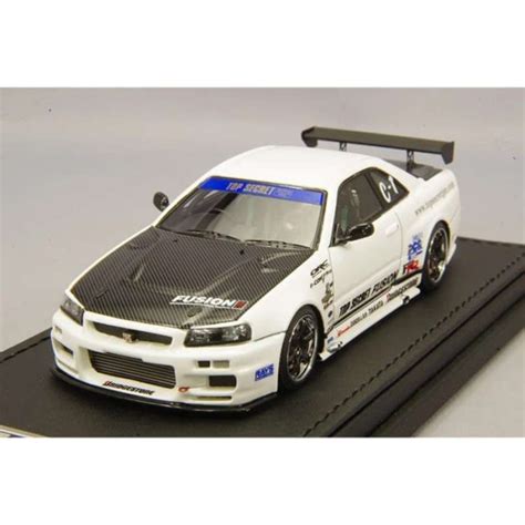 Promo Ignition Model 1 43 TOP SECRET GT R BNR34 White Diskon 23 Di