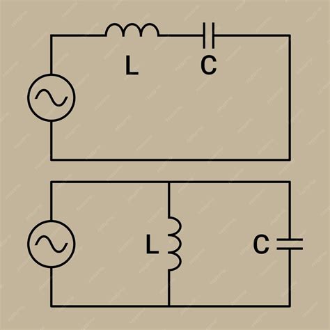 Premium Vector Series And Parallel Lc Circuit