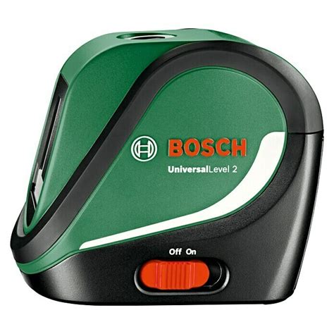 Bosch Kreuzlinienlaser Universal Level 3 (Max. Arbeitsbereich: 10 m ...