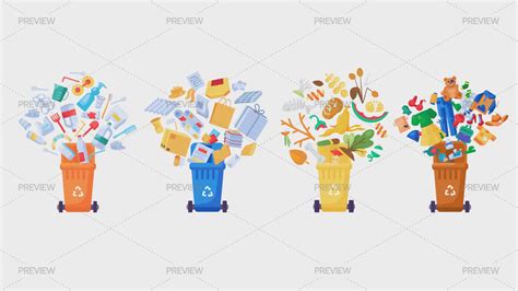 4 Sorting Container Illustrations Graphics Motion Array
