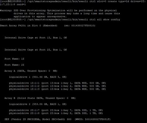 Hpe Smart Storage Administrator Hpe Ssa Cli Computer Masters