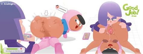 Rule 34 2d 2girls Analingus Anilingus Duolingo Female Female Focus