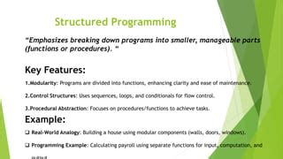 Introduction To Object Oriented Programming Pptx