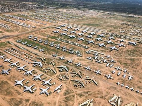 The Largest Airplane Graveyard In Tucson Arizona Is A Must Visit