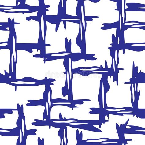 Abstract Black And White Seamless Pattern Vector Stock Vector