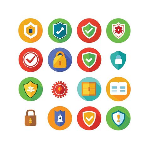 Security Icon Set Collection Illustration 47575709 Vector Art At Vecteezy