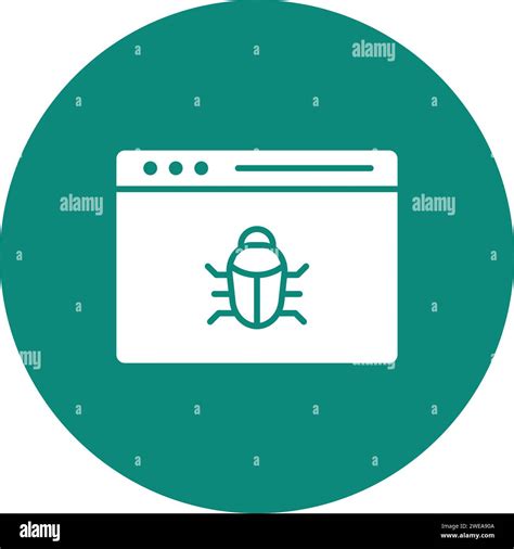 Bug Fixing Icon Vector Image Suitable For Mobile Application Web Application And Print Media