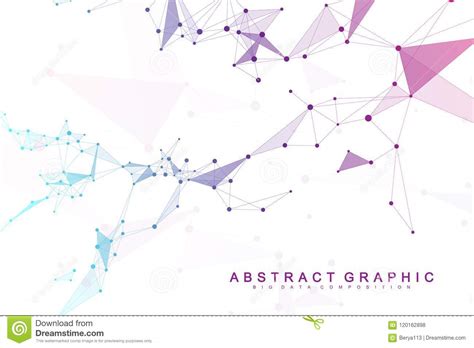 Big Data Visualization Graphic Abstract Background Communication