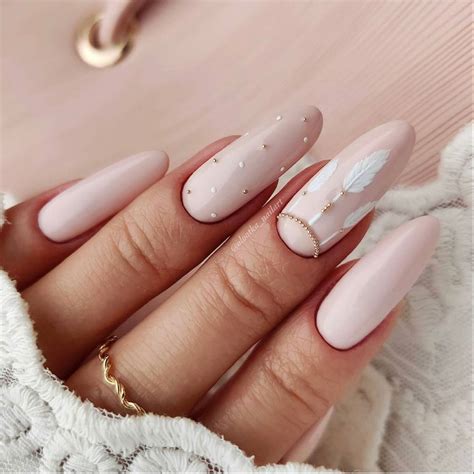 Long Light Pink Acrylic Gel Nail Inspiration Chic Nails Neutral Nail