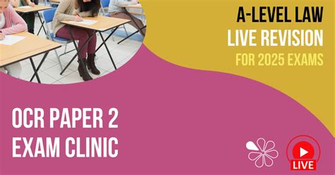 Ocr A Level Law Paper 2 Revision Clinic Livestreams Tutor2u