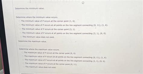 Solved E The Given Solution Set To Find The Maximum And Chegg