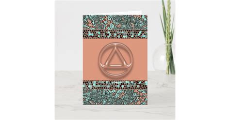 Sober Sobriety Recovery Greeting Card Zazzle